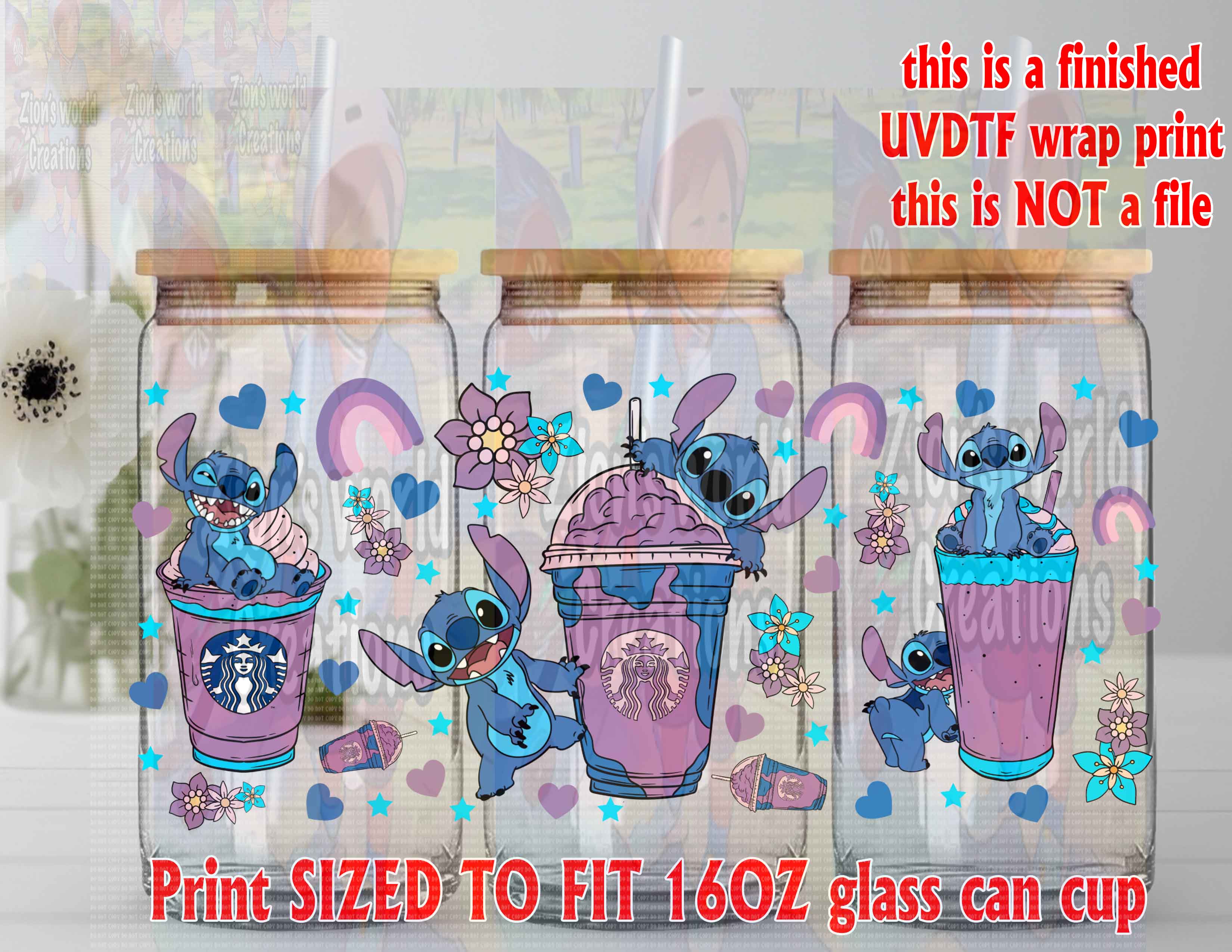 STITCH PURPLE STARBEEZ – Zion's World Creations