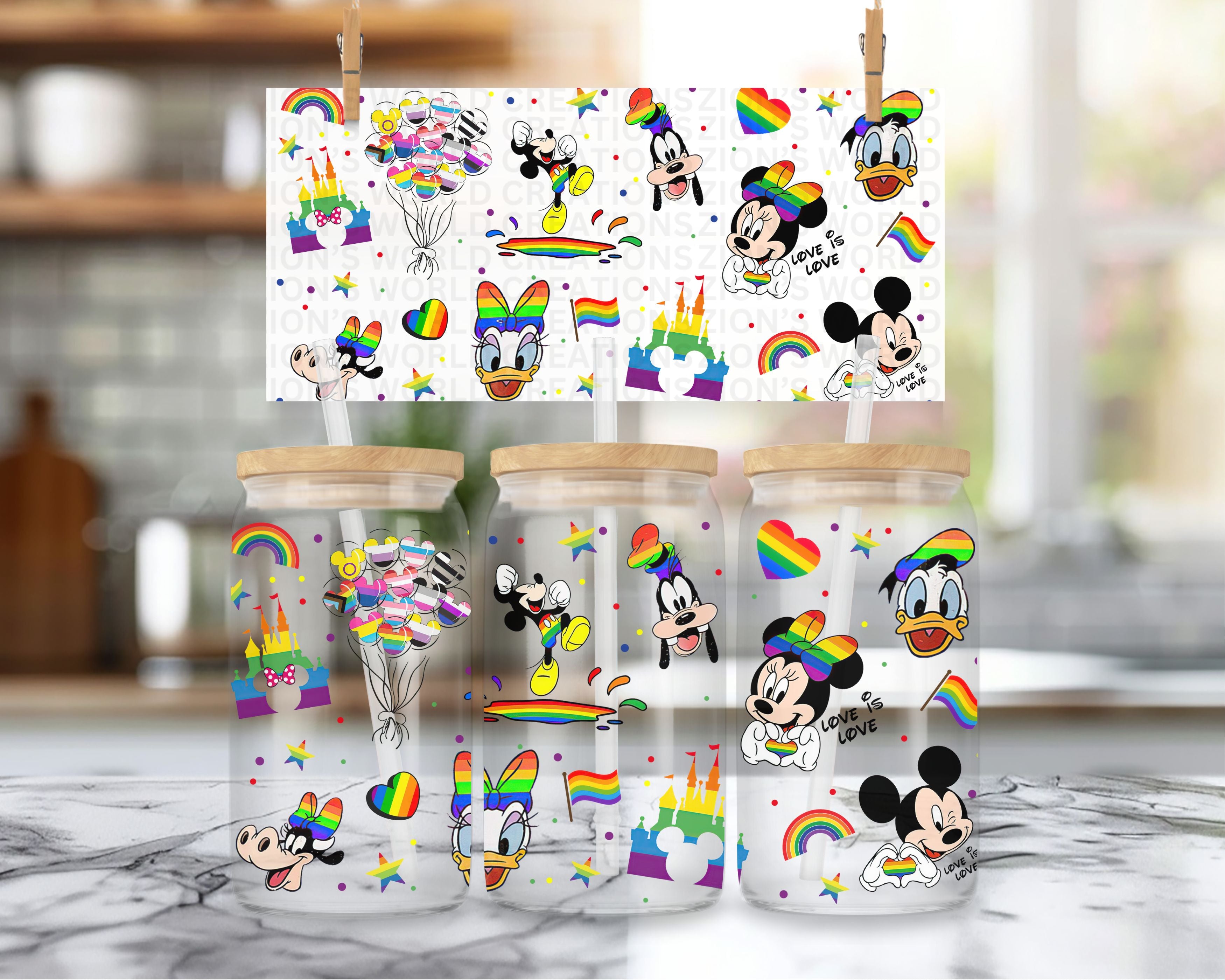 PRIDE MICKEY AND FRIENDS – Zion's World Creations
